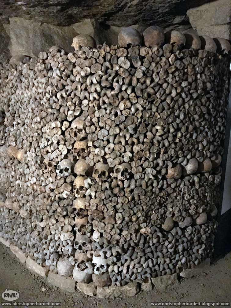 The DOODLES, DESIGNS, and aRT of CHRISTOPHER BURDETT: Catacombs of Paris