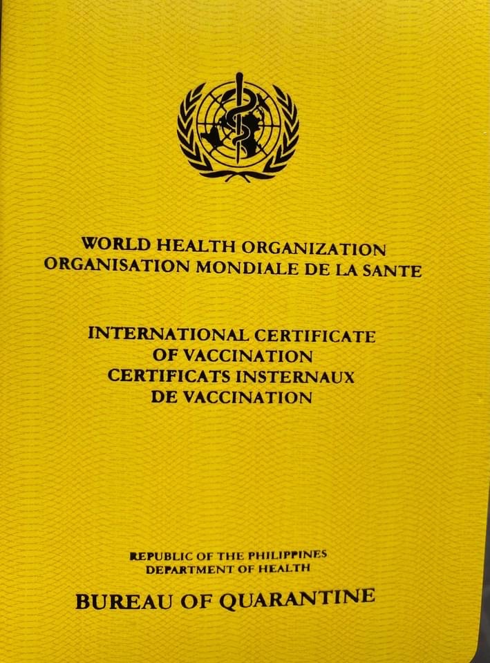 BOQ Online System - COVID19 Yellow Card (ICV), Yellow Fever, Polio and ...