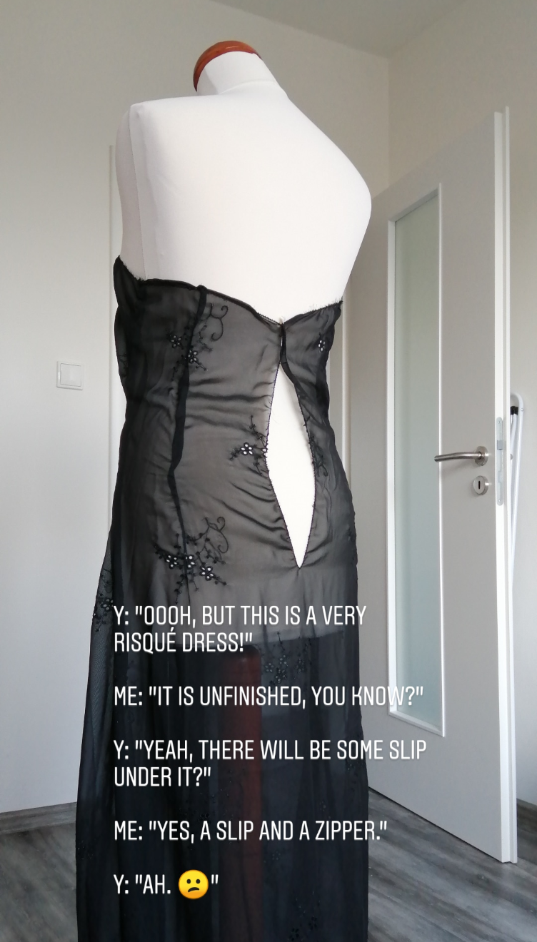 The risqué dress