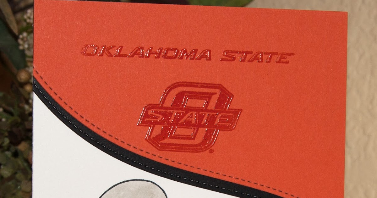Spectrum Ink: Go Pokes - Some Team Spirit in Cardmaking