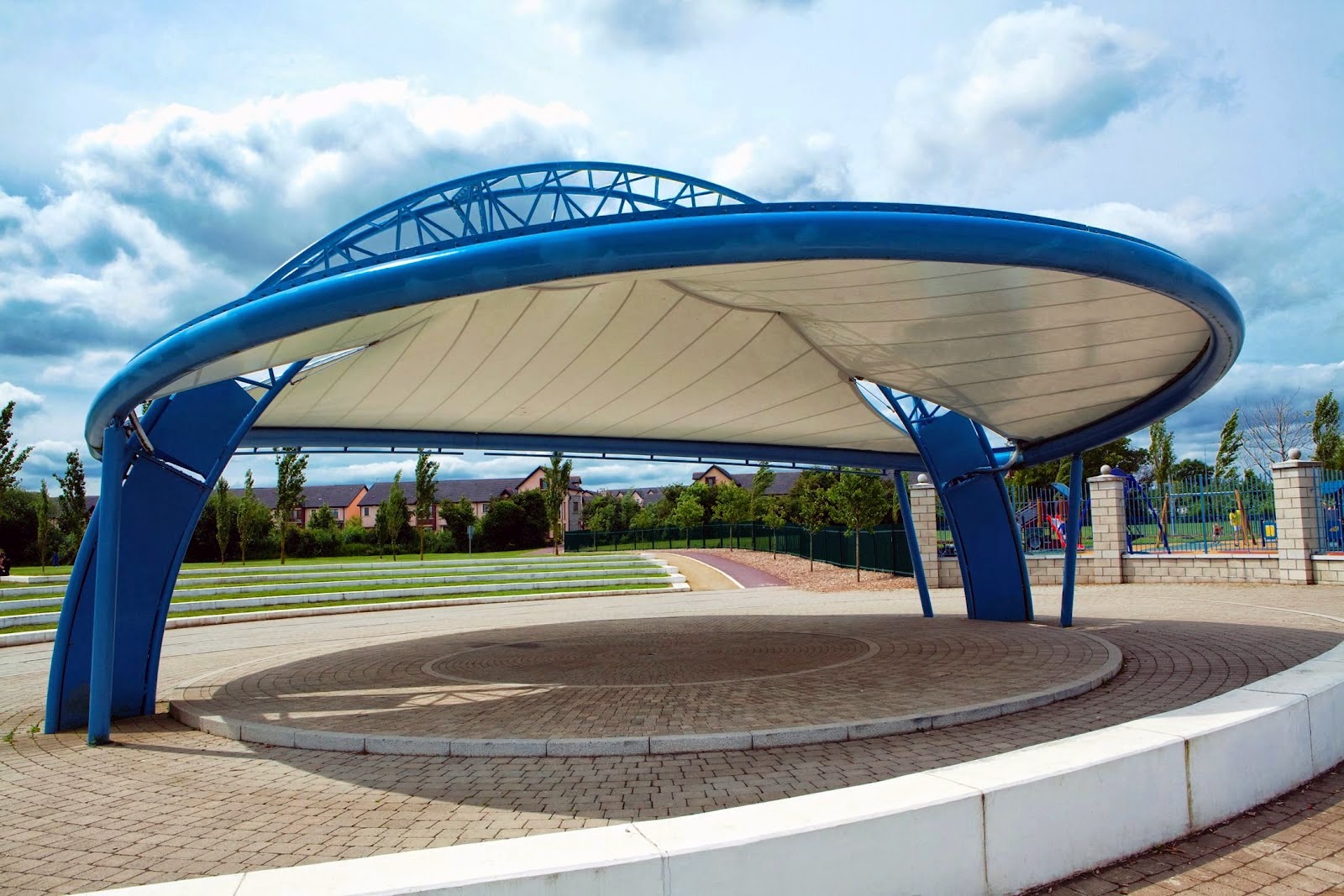 Fabric Shades Structure: Fabric Shade Structure