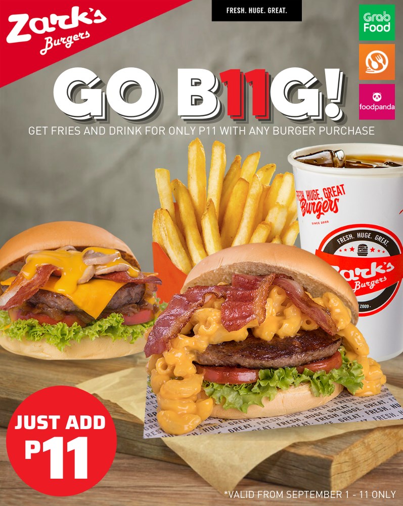 Manila Shopper: Zark's GO B11G Promo: Sept 2020