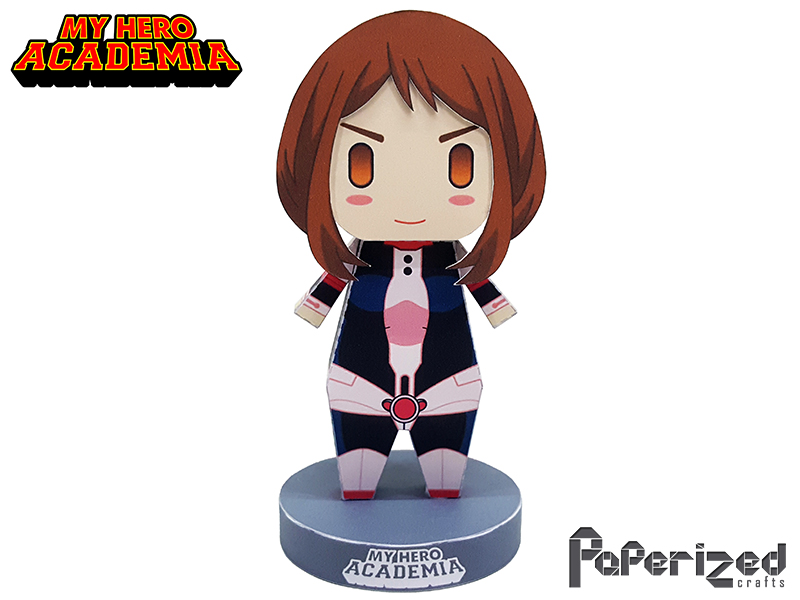 My Hero Academia: Ochaco Uraraka Papercraft | Paperized Crafts