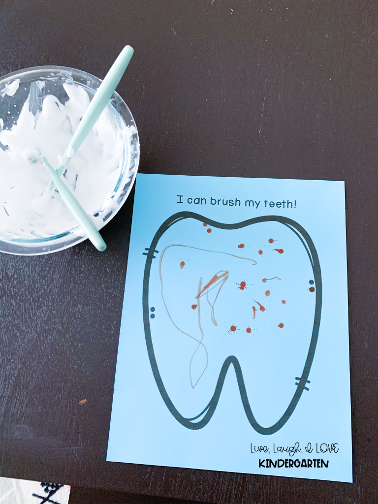 Someone had other ideas with their tooth and colored it a little first!