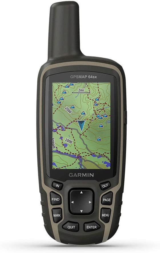 Handheld GPS Units: Garmin GPSMAP 64sx, Handheld GPS with Altimeter and ...
