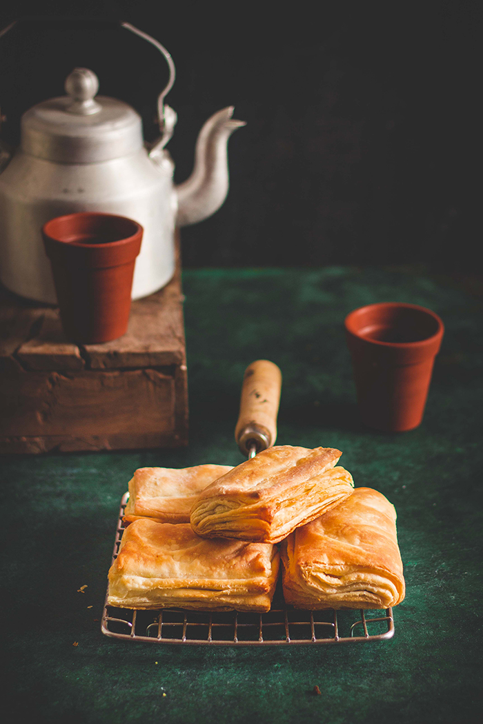 One Teaspoon Of Life: How to make vegetable puff | Indian Veg Puff ...