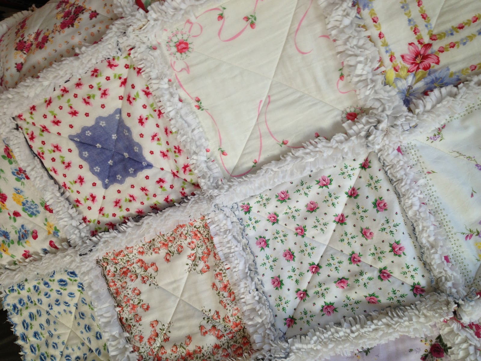 How To Make A Hanky Rag Quilt at Carlos Snyder blog
