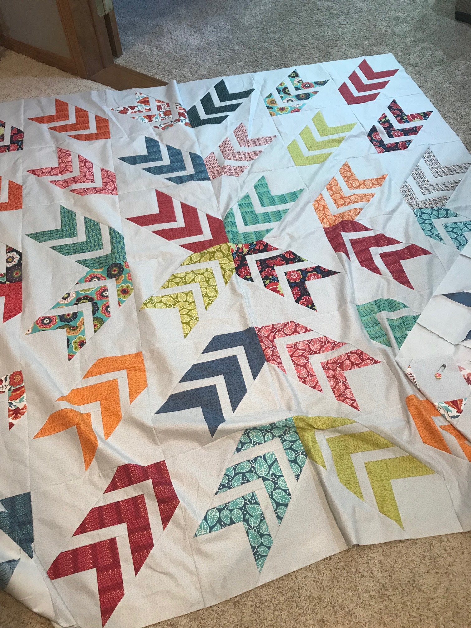 My Sewing Room: Beads quilt layout options