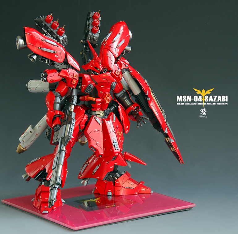 HGUC 1/144 Sazabi Custom Build