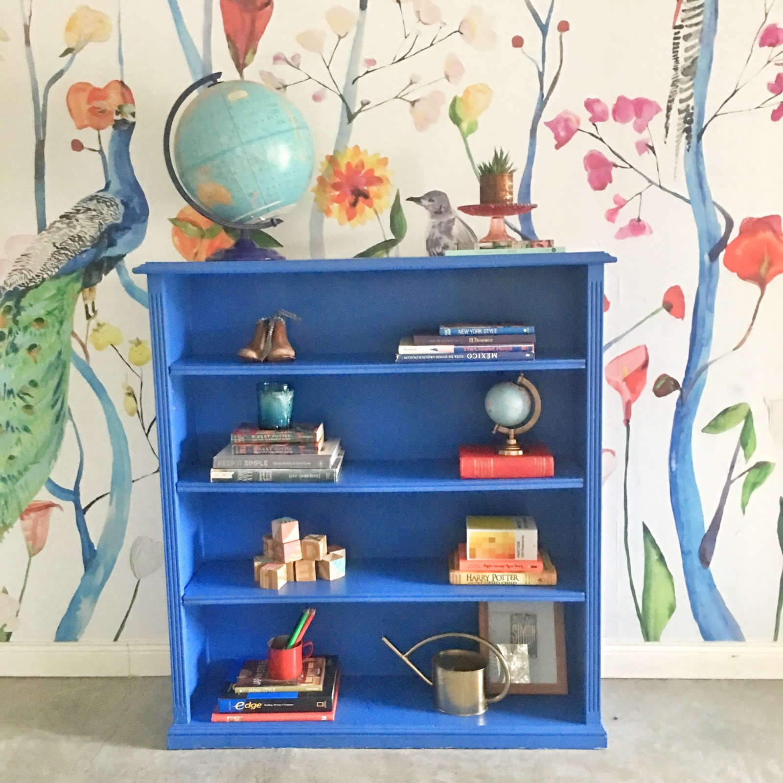 Como pintar una biblioteca azul - DIY / Sólo para Mí