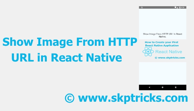 Show Image From HTTP URL in React Native | SKPTRICKS