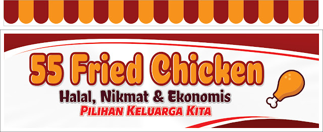 Contoh Spanduk Fried Chicken Simple Terbaru - Agen87