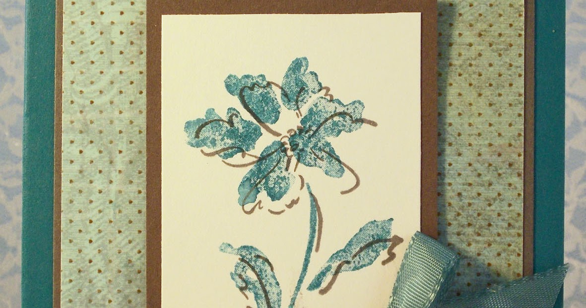 Dreaming and Creating: Single Flower Birthday Card