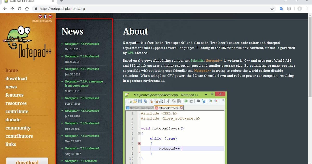 無邊界的想像力: 安裝 Notepad++