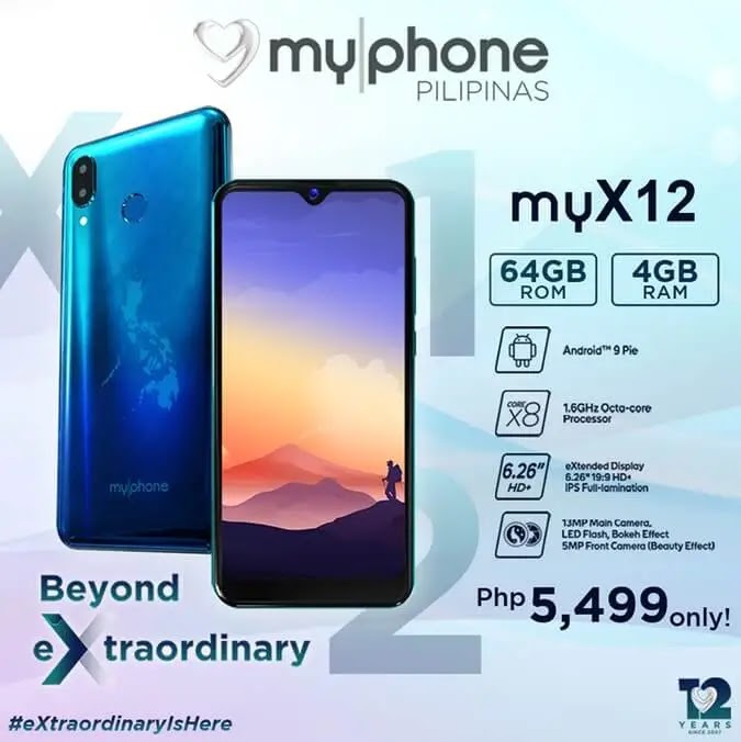 MyPhone myX12 Unveiled for Php5,499