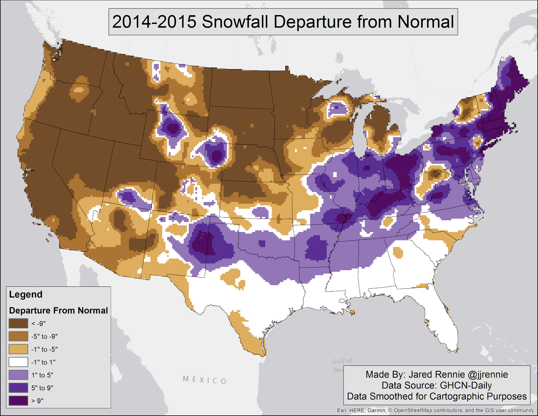 Scott Sabol's World of Weather: Recent Seasonal Snowfall Totals ...