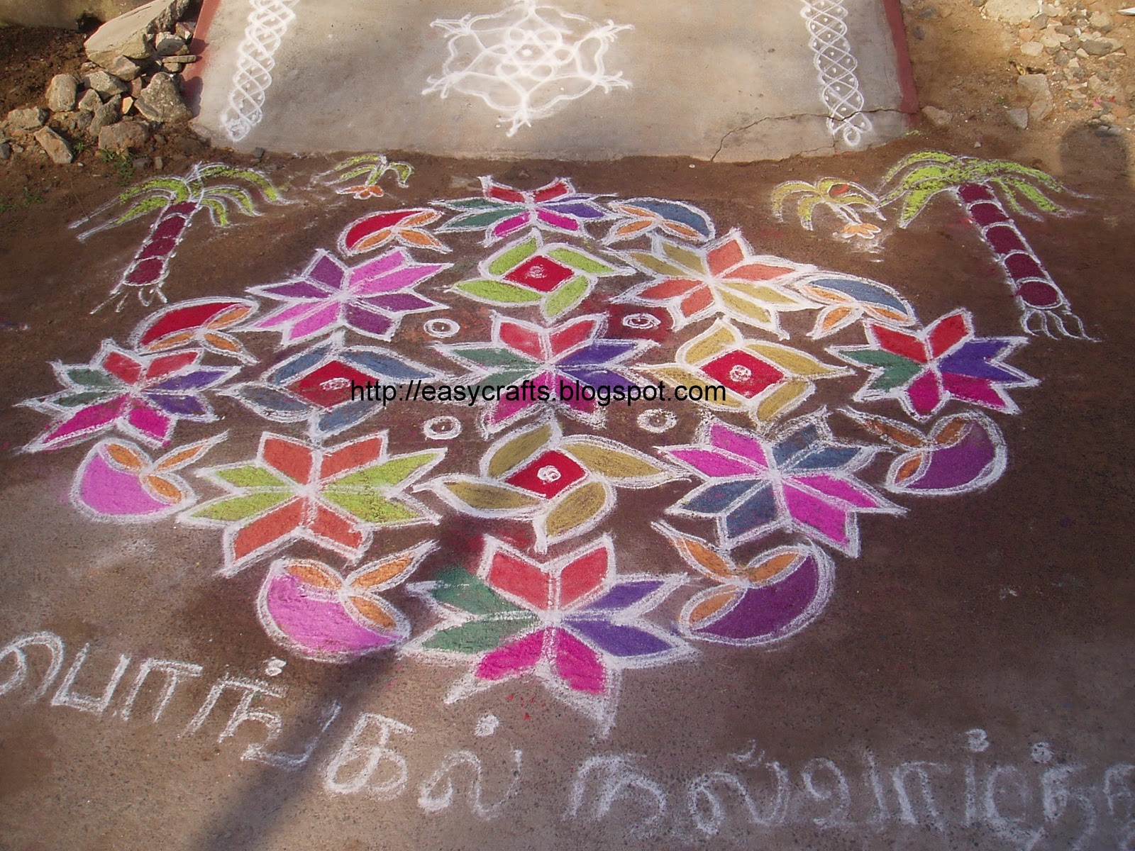 Easy Crafts - Explore your creativity: Colourful kolams