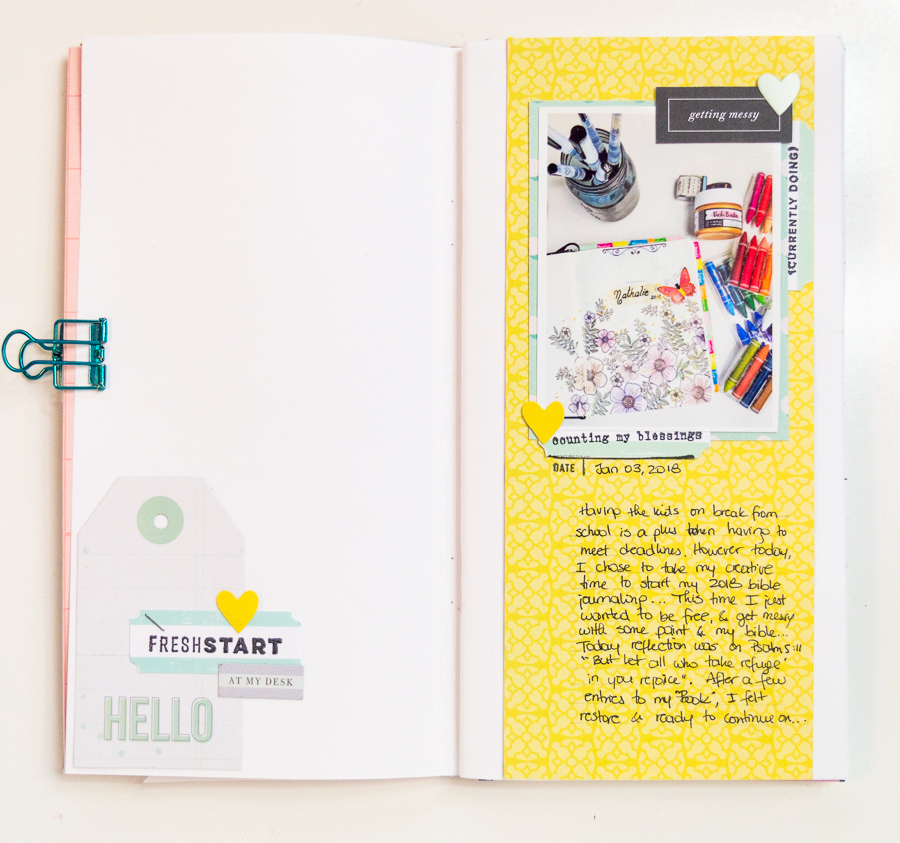 Living an Inspired Life: My Personal Journal 2018 - Week 1