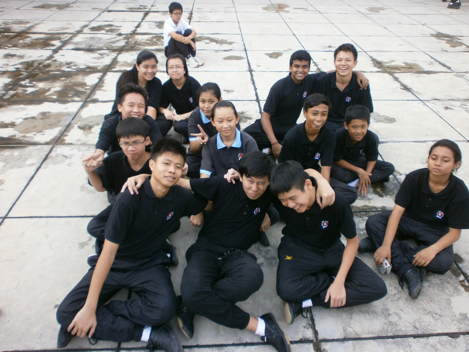 Naval Base Secondary School (NPCC): During our training ! :>