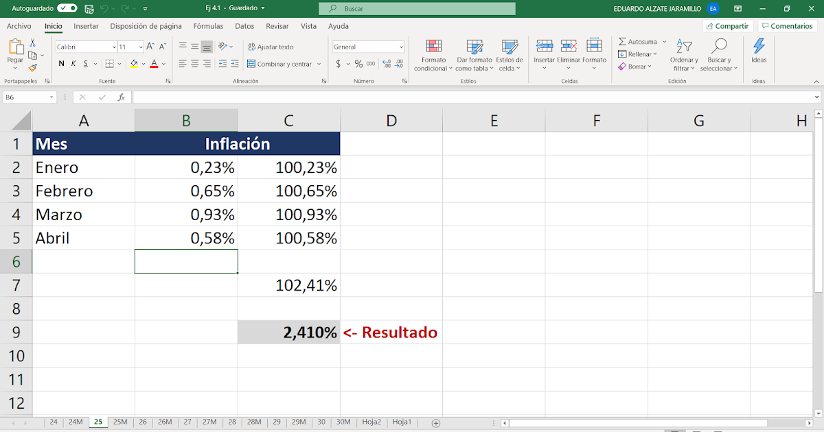 Finanzas Excel Vba Sql Y Algo Más Matemática Financiera Ejercicios 41 Problema 25