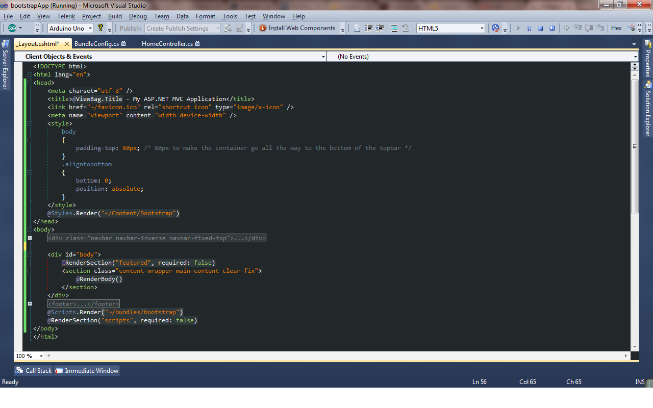 Using Twitter Bootstrap 20 In Aspnet Mvc Web Applications Ammar Ahmeds Blog