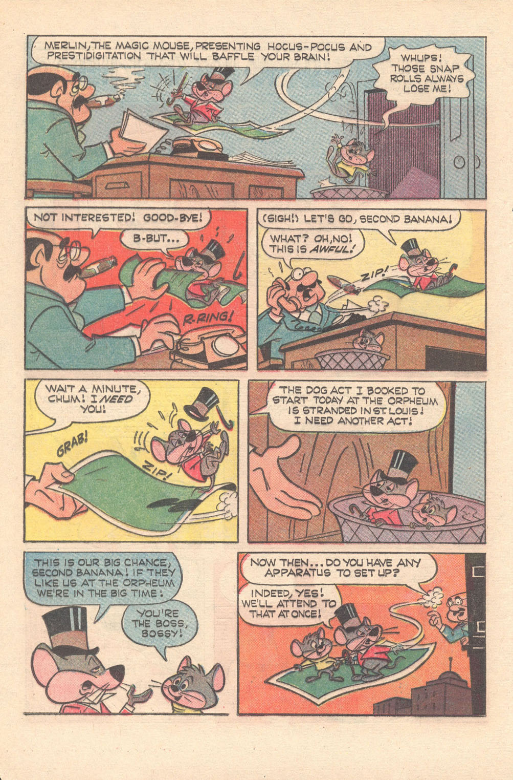 Four-Color Shadows: Merlin the Magic Mouse-1969