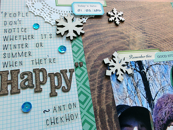 Midwest Scrapgarden: February scrapbooking layouts for Simple Scrapper