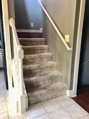 The Yellow Cape Cod: DIY Staircase Makeover Tutorial With Cap A Tread ...