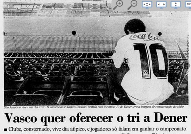 Memória do Torcedor Vascaíno: Morte de Dener 1994