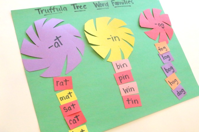 Truffula Trees CVC Word Families | School Time Snippets