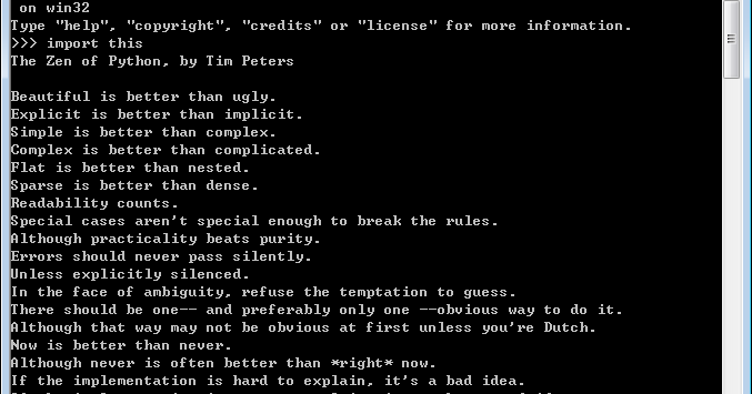 Enson.Studio.: Python - Zen of Python
