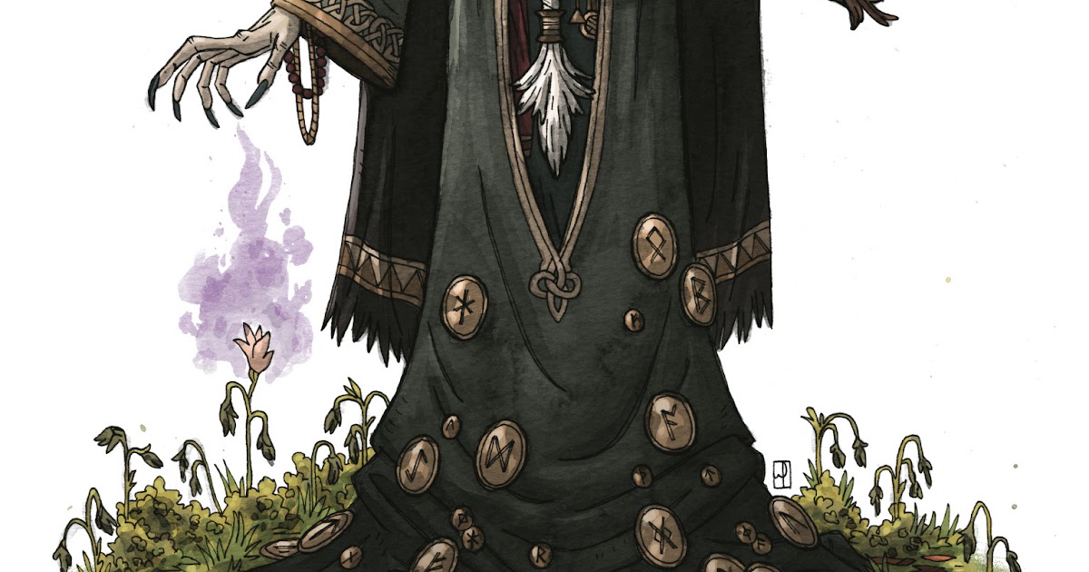 The Art of M. S. Corley: Blighted Druid