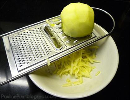 IK KAN VLIEGEN...: Rasp een appel!