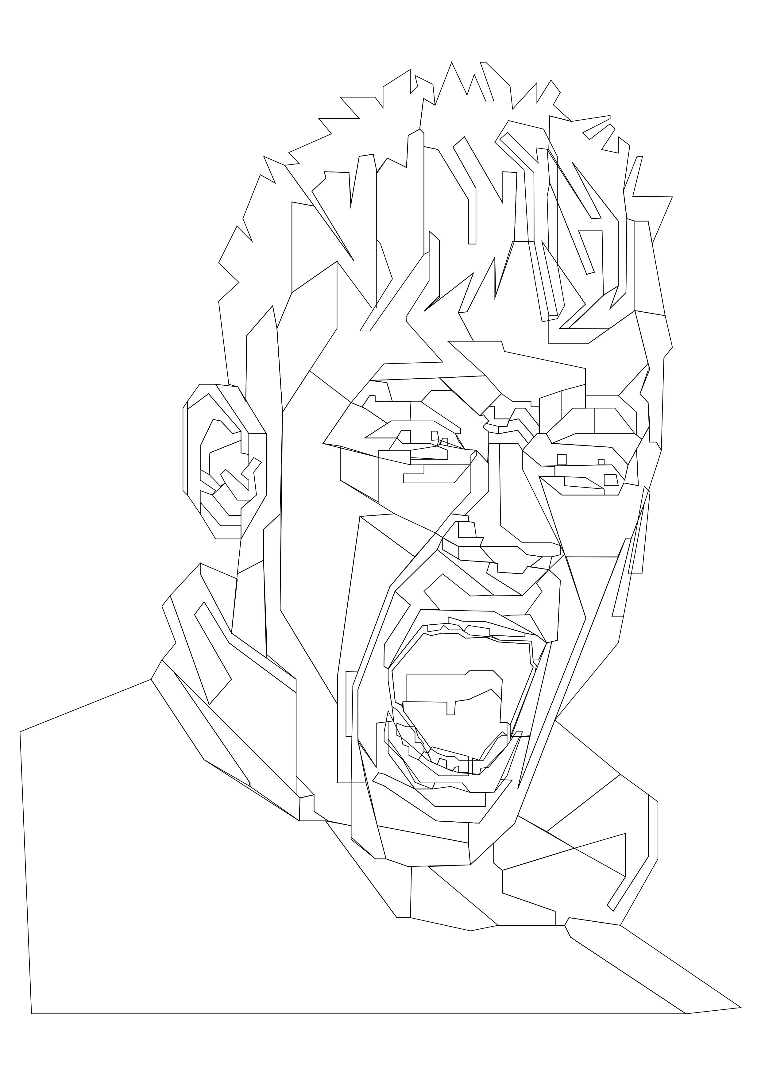 NEYMAR LINE ART PAGE