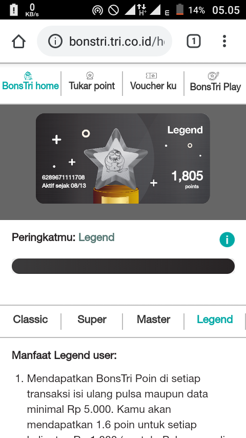 Cara tukar point bonstri jadi kuota internet,telepon,sms dan vocher ...