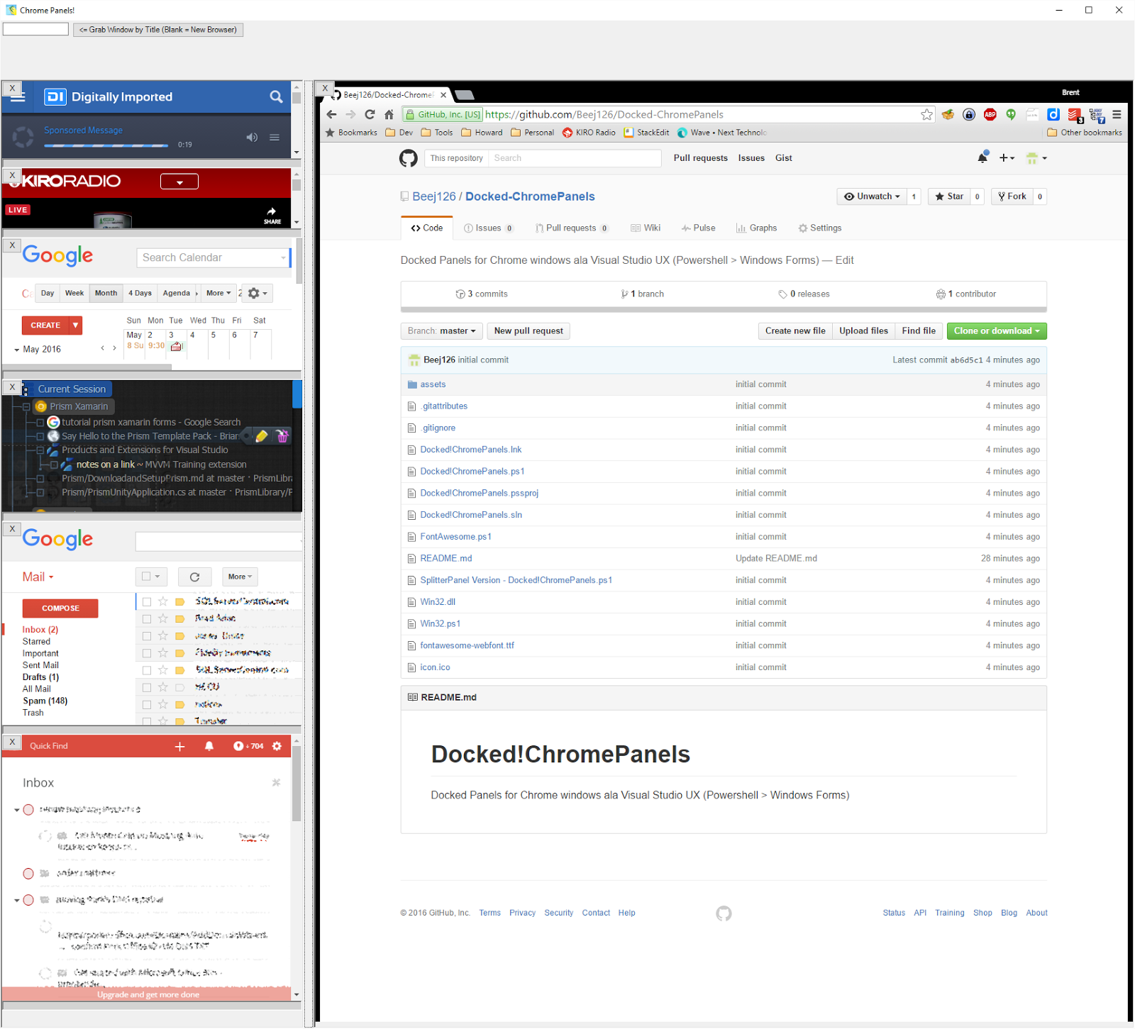 GitHub - Beej126/Docked-ChromePanels: Docked Panels for Chrome windows ...