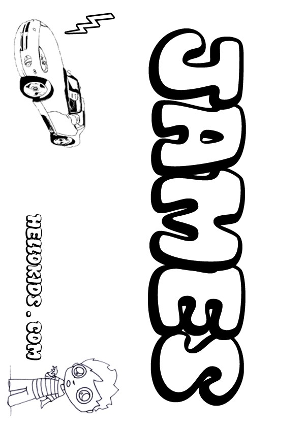 James Coloring Pages ~ Coloring Print