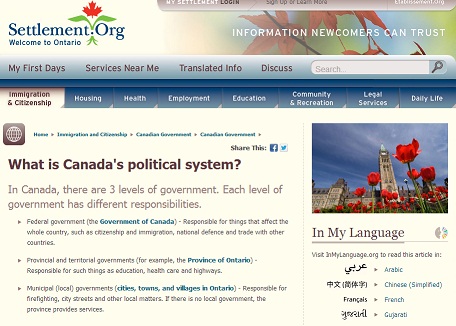 Ms. Senia Gr5 - Social Studies : Three Levels of Canadian Government