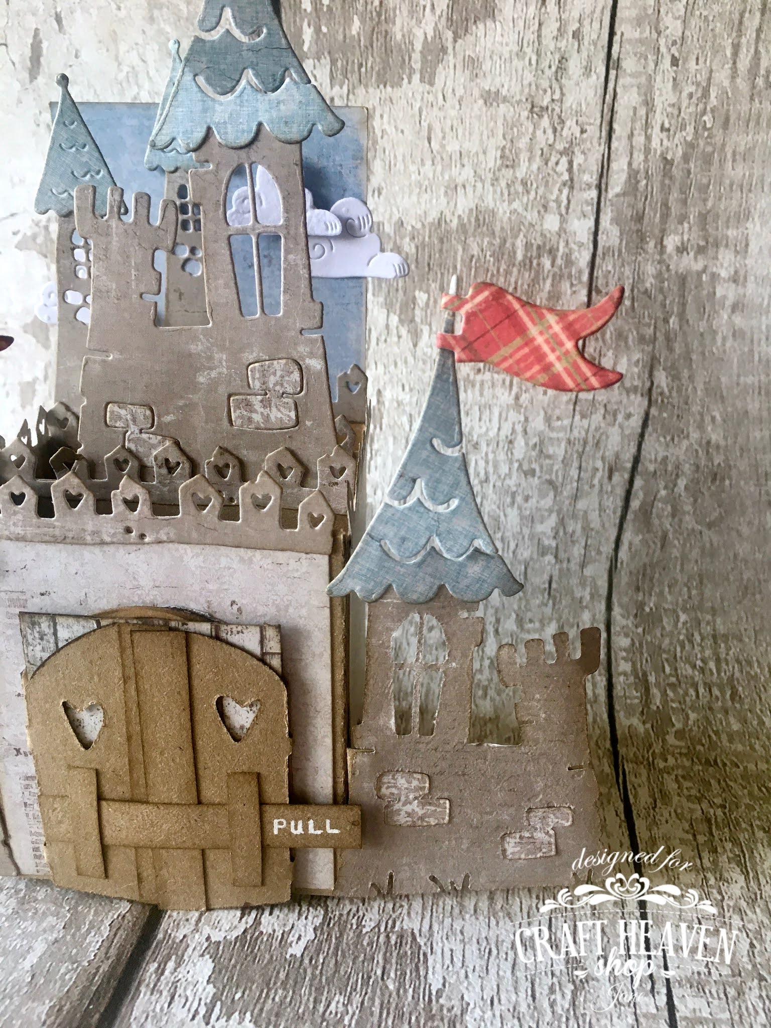 Jane's Magnolia Blog: Craft Heaven DT - Castle Pop Up Card