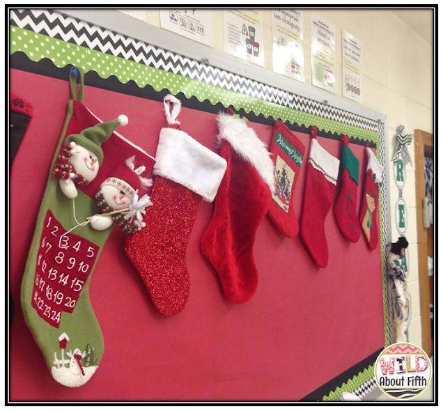Christmas Stocking Gift Exchange in the Classroom | Wild about fifth grade