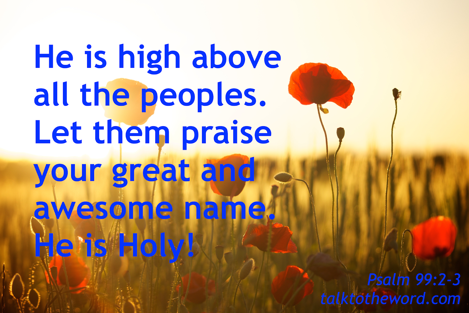 Psalm 99 1 3