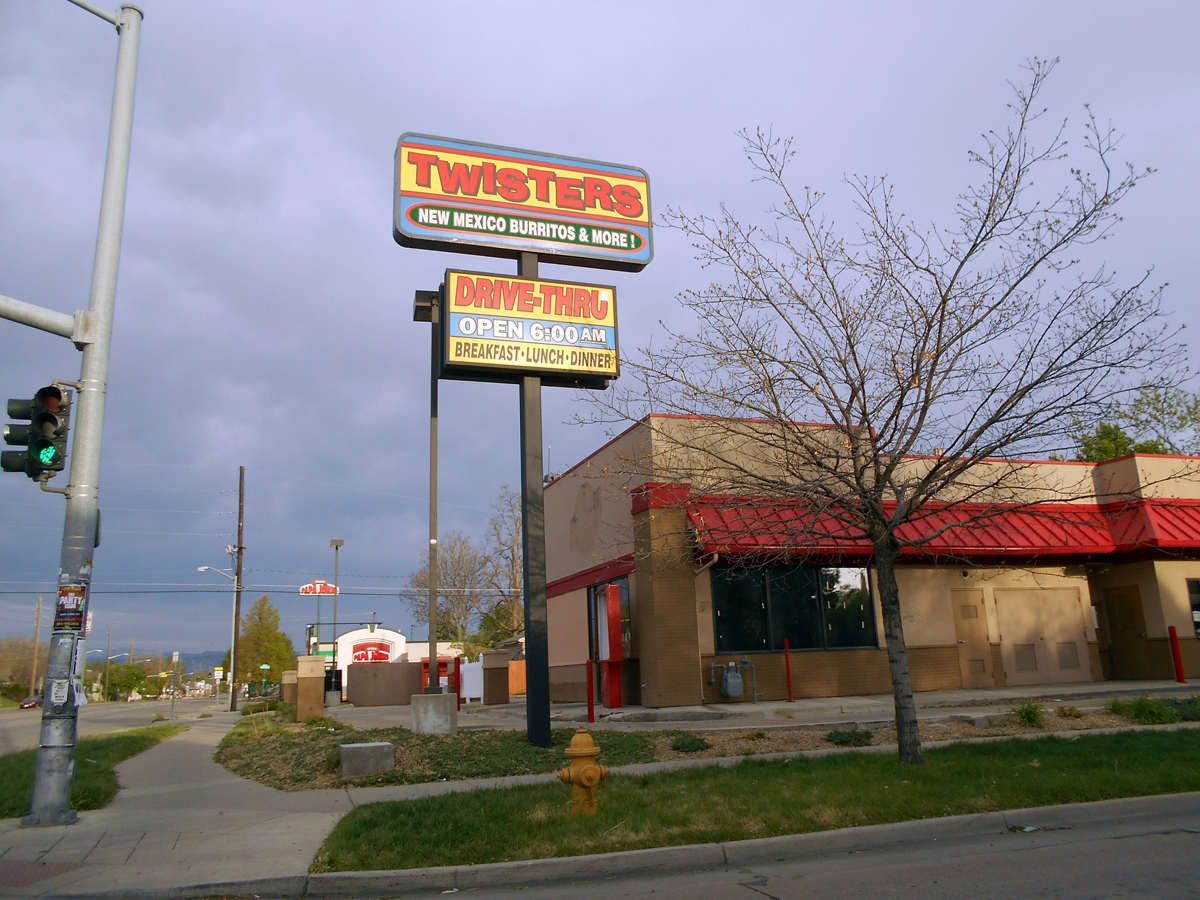 Dinner Break! - Twisters New Mexico Burritos - Denver, CO