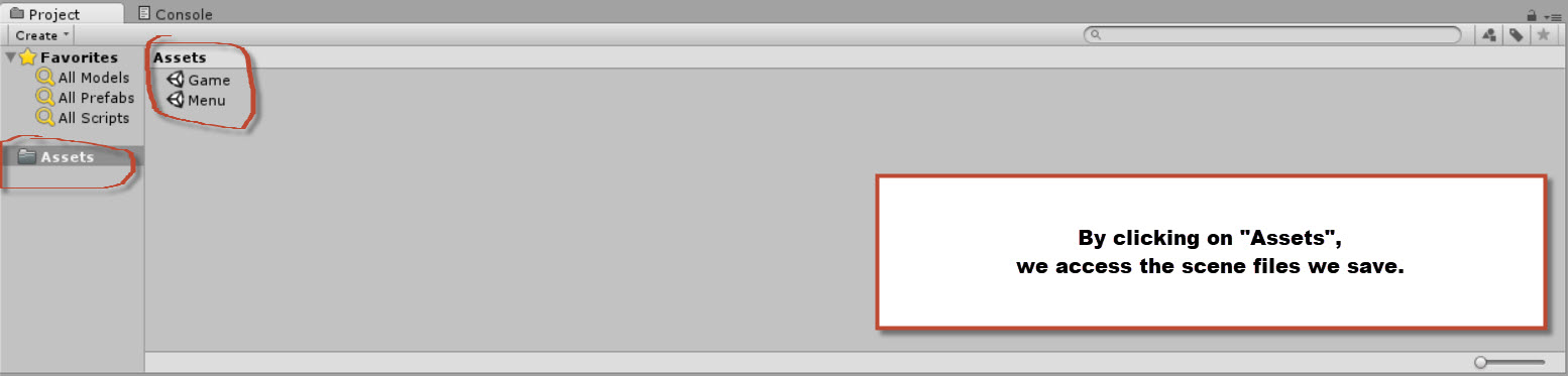 Unity Accessing Scene Files