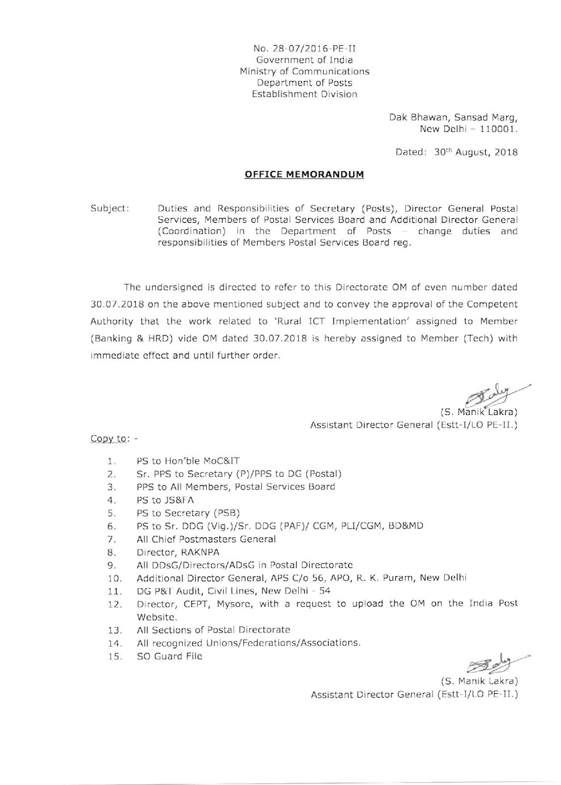 Duties And Responsibilities Of Secretary Posts DG Postal Services duties-and-responsibilities-of-secretary-posts-dg-postal-services