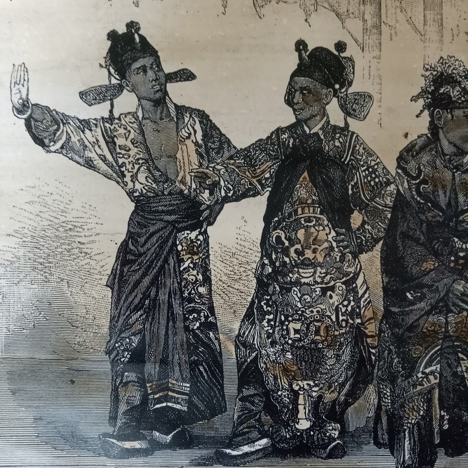 Old Vintage Gallery: Gambar Lithograph Kaum Bangsawan Cina Peranakan ...