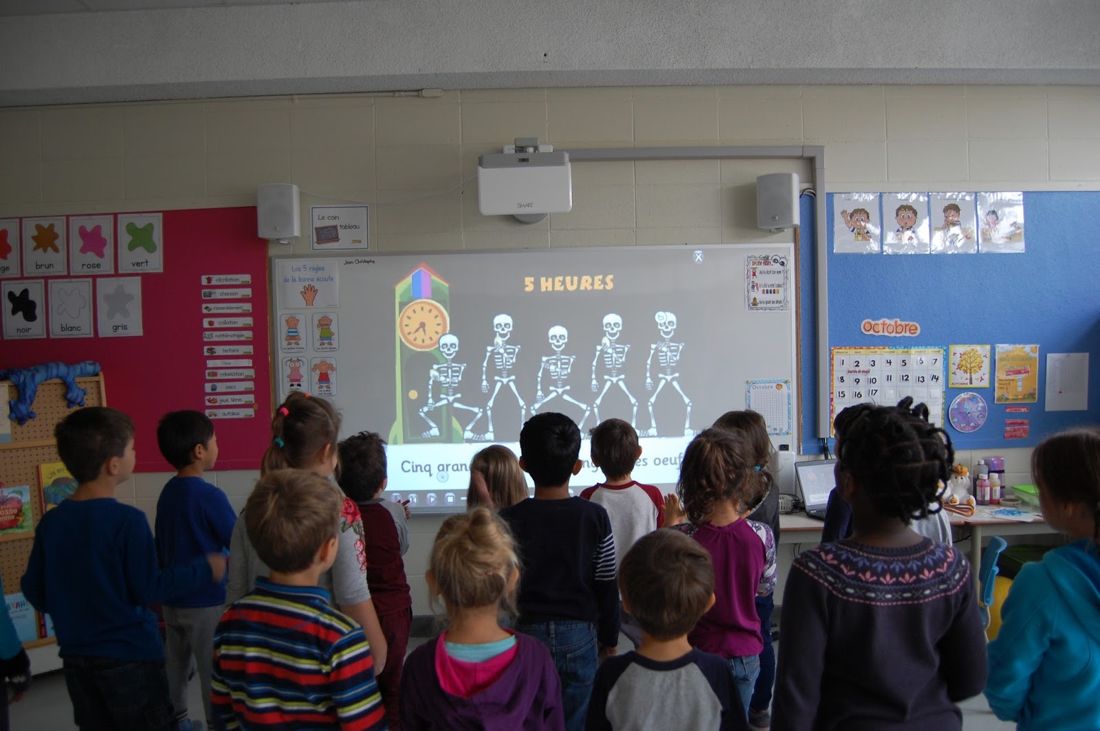 La maternelle de Mme Léa: Danse des squelettes