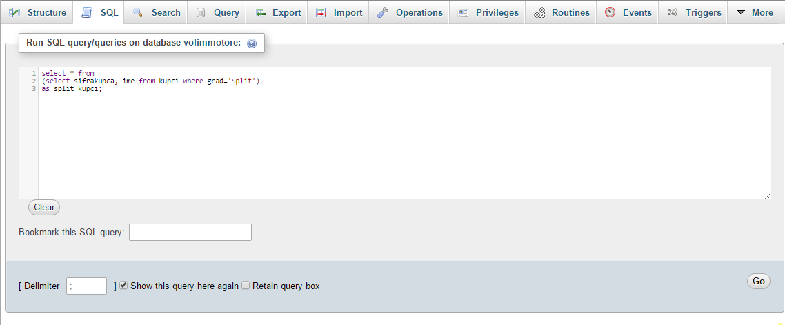 Skola Tutorijala - School of Tutorials: Upotreba podupita umesto ...