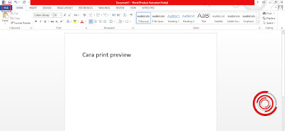 Cara Print Preview di Microsoft Word - KEPOINDONESIA