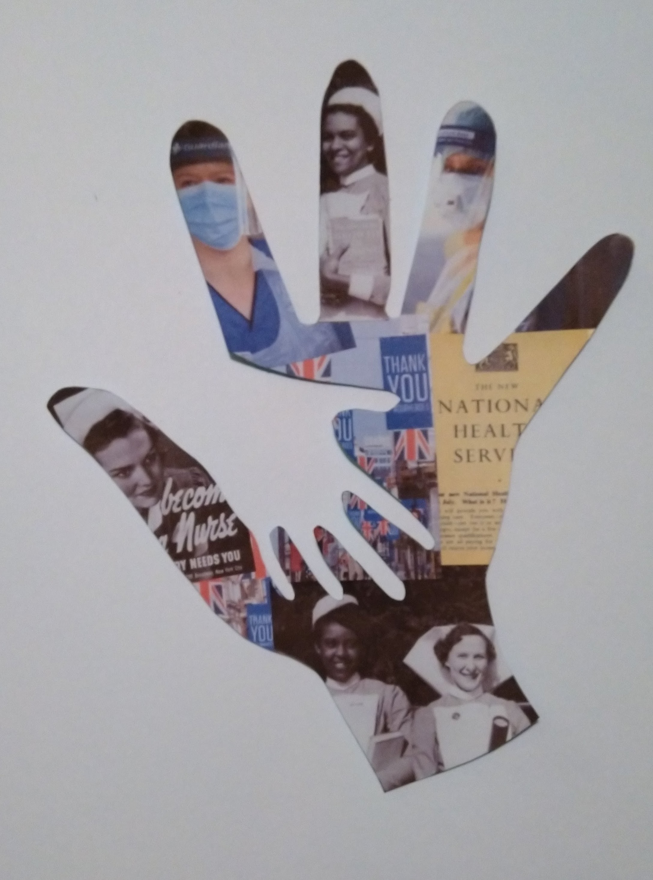 Mid-Life Craftis: Paper Gloves (in praise of nurses)