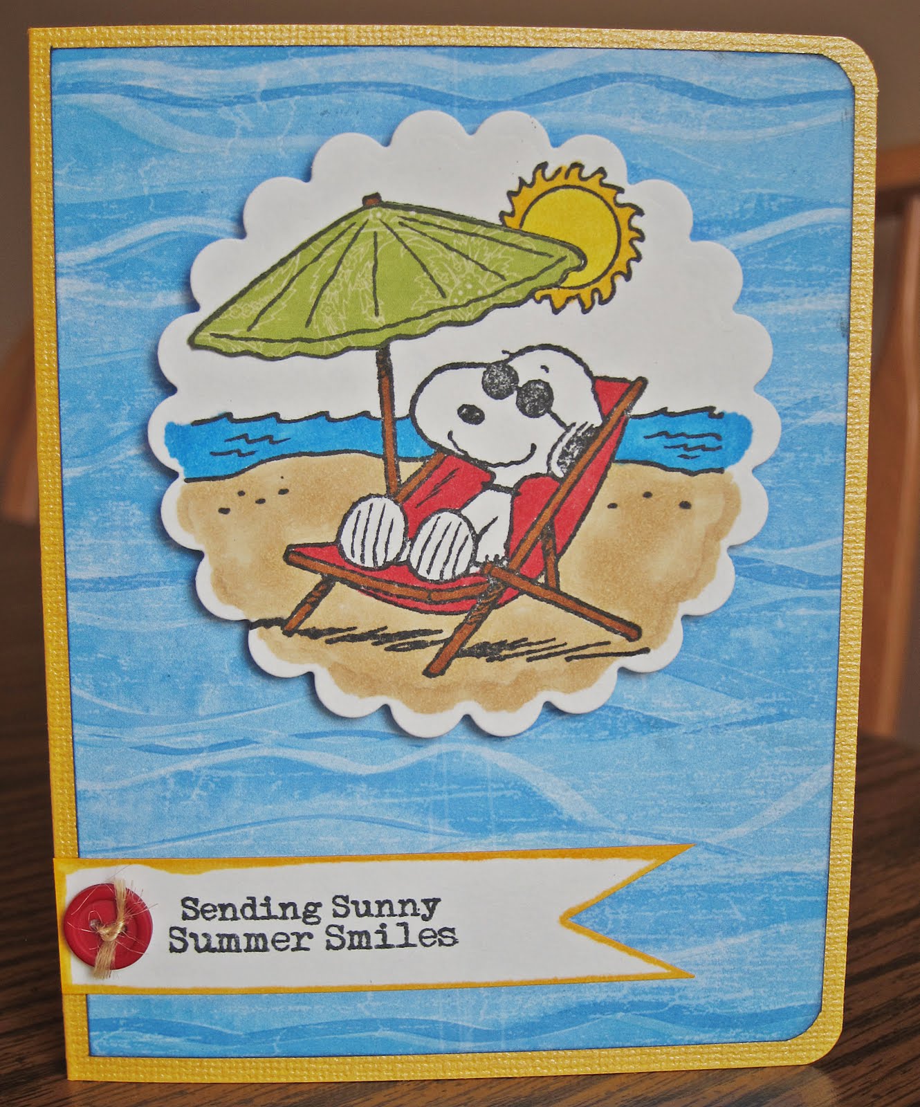 Crystal Amaris Creations: Sunny Summer Smiles from Snoopy